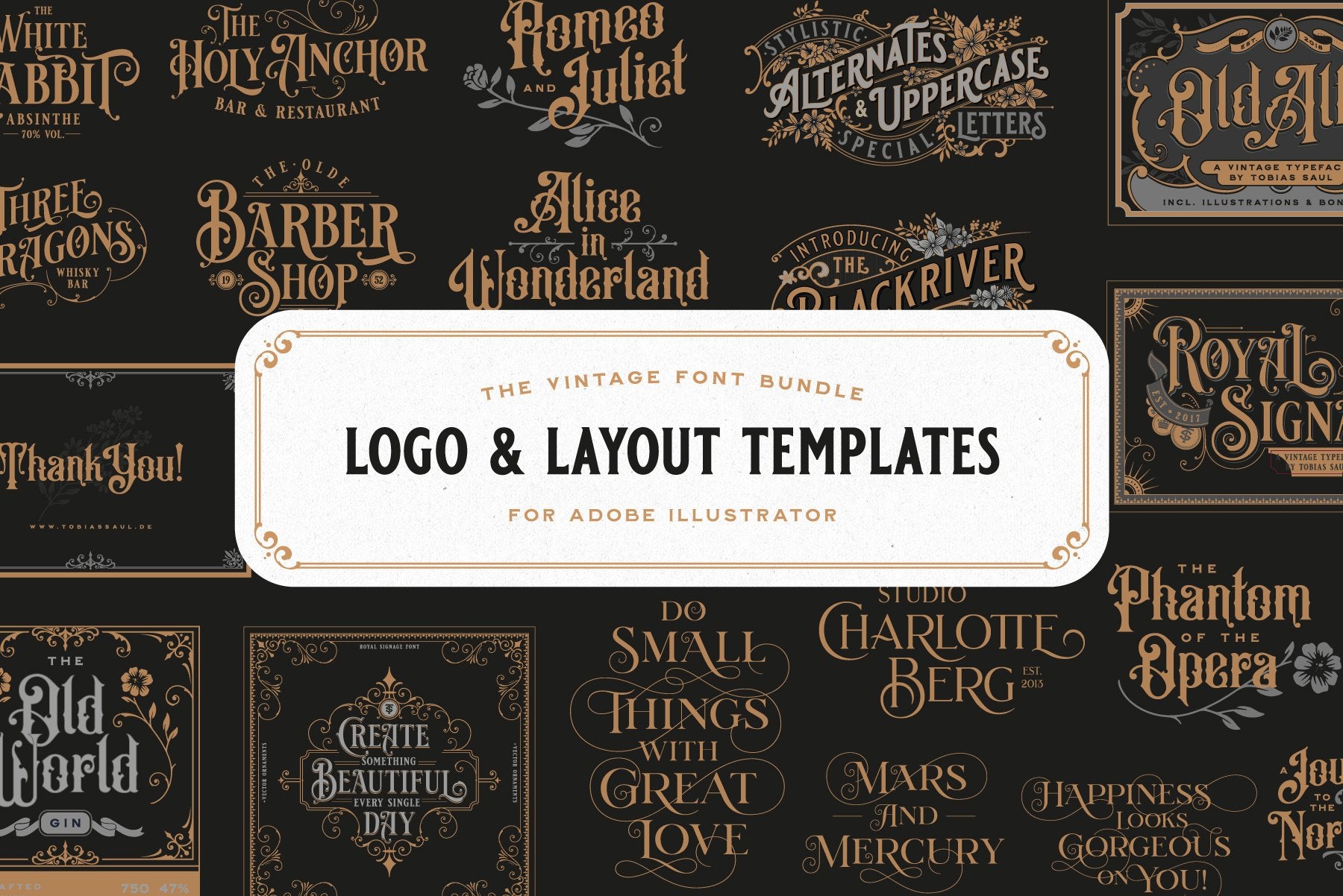 Vintage Font Bundle