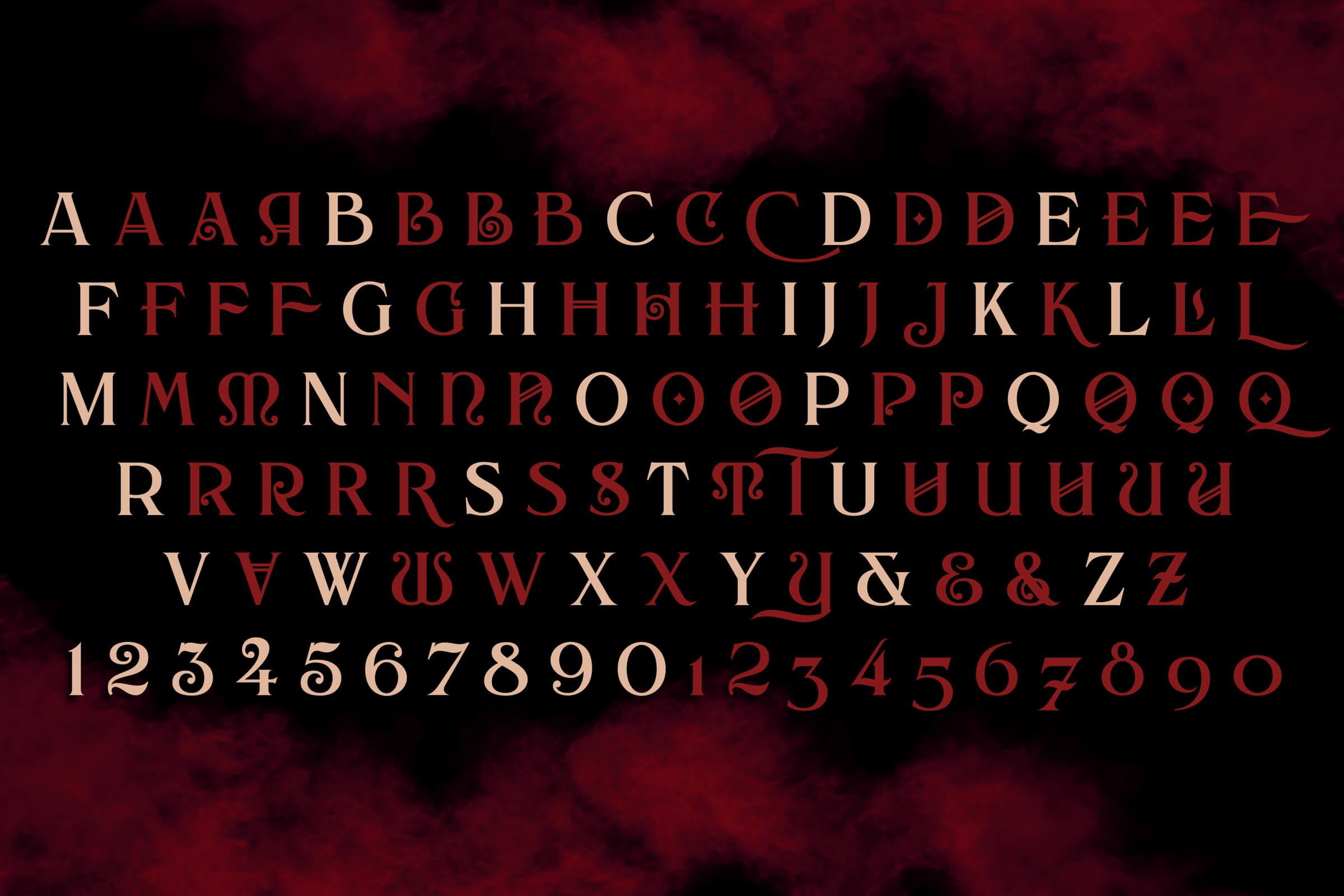 Mystical Font Collection by Jason Carne
