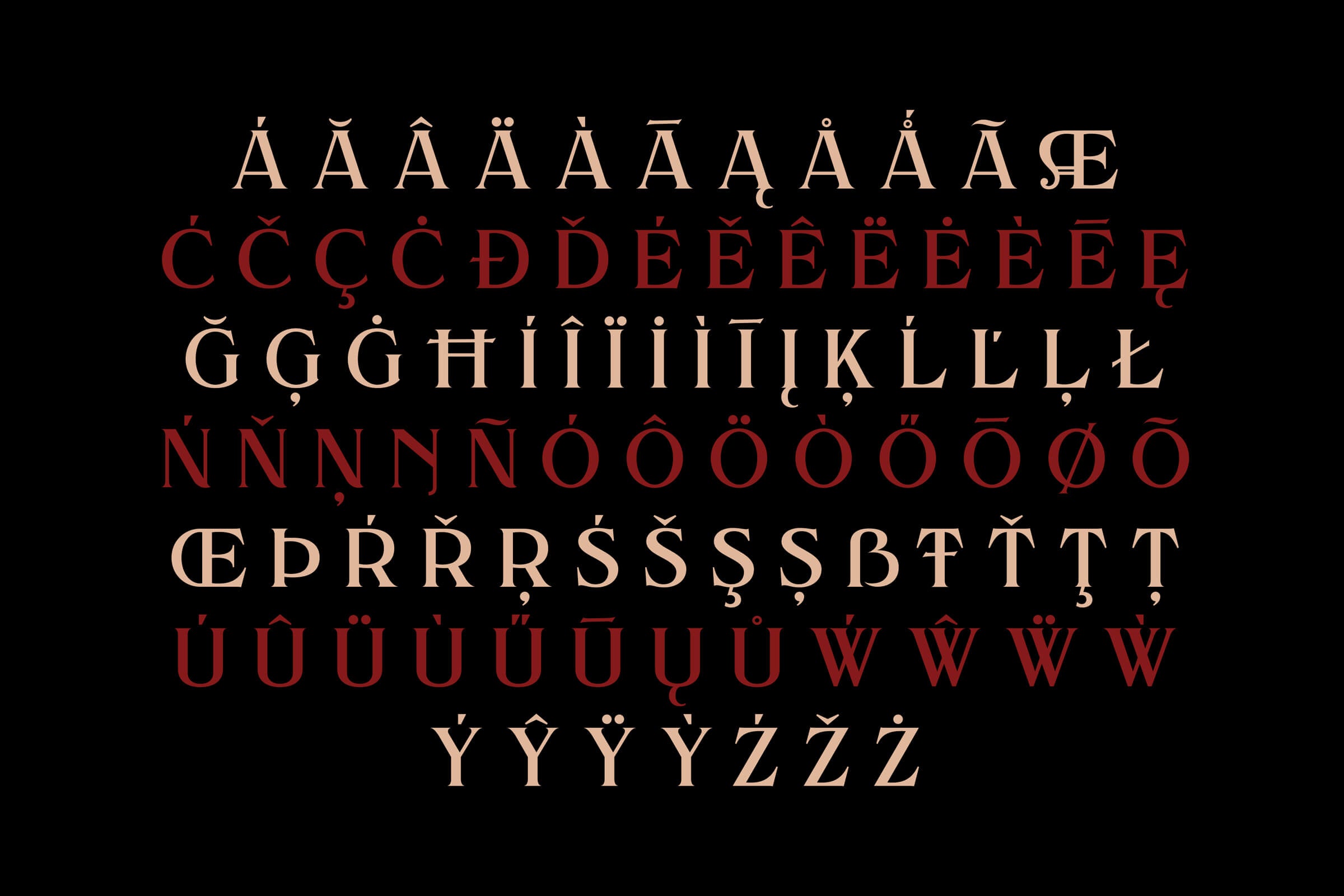 Mystical Font Collection by Jason Carne