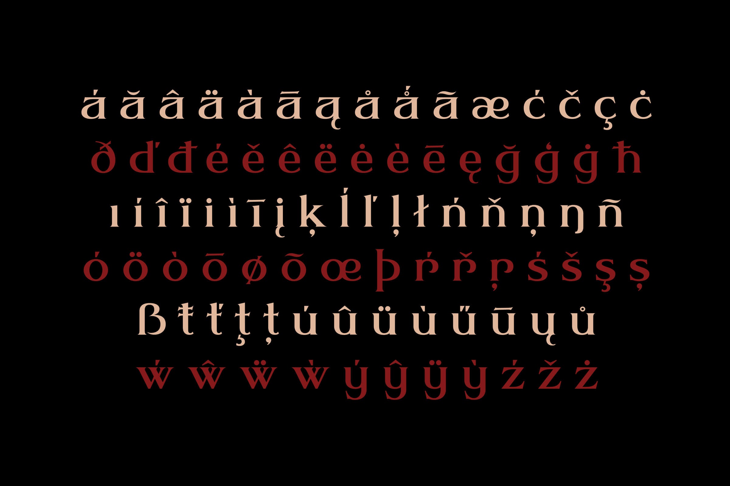 Mystical Font Collection by Jason Carne