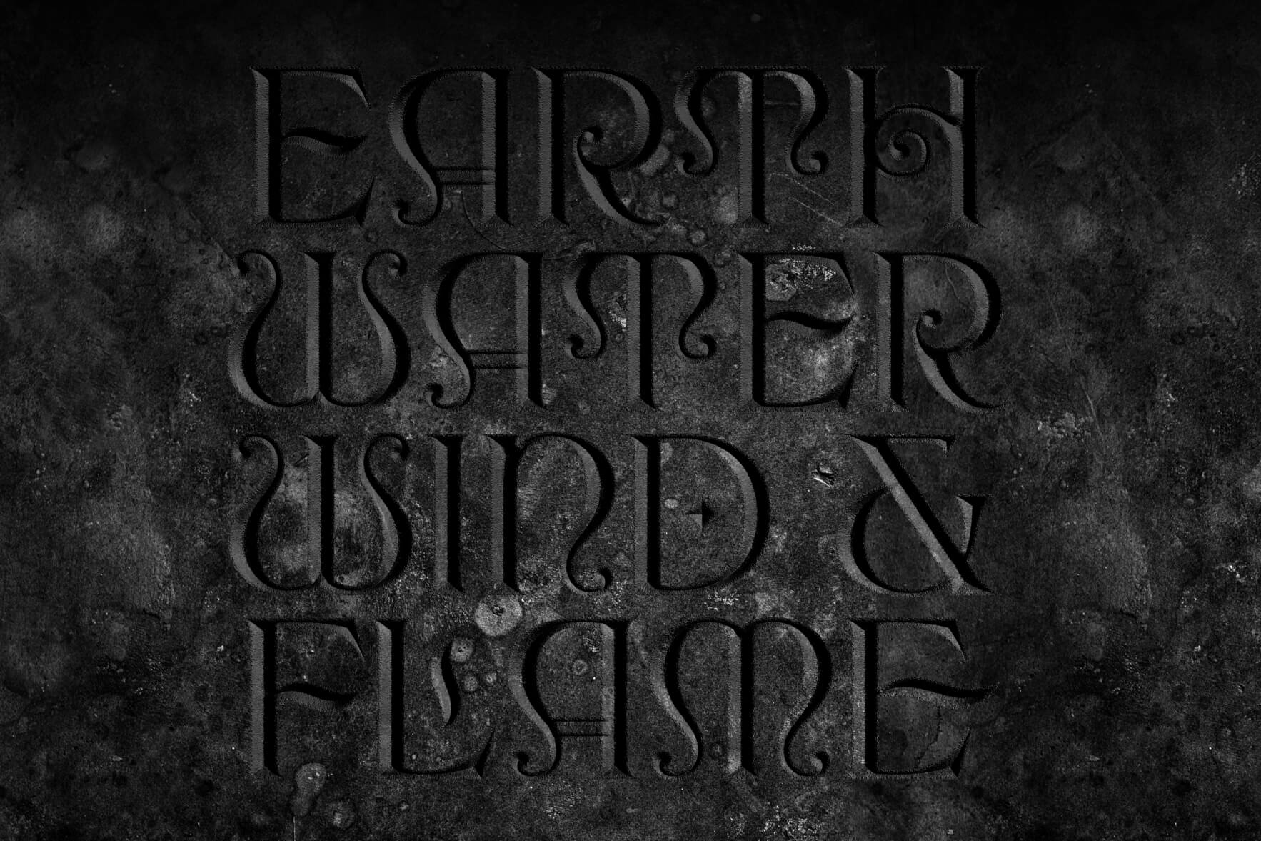 Mystical Font Collection by Jason Carne
